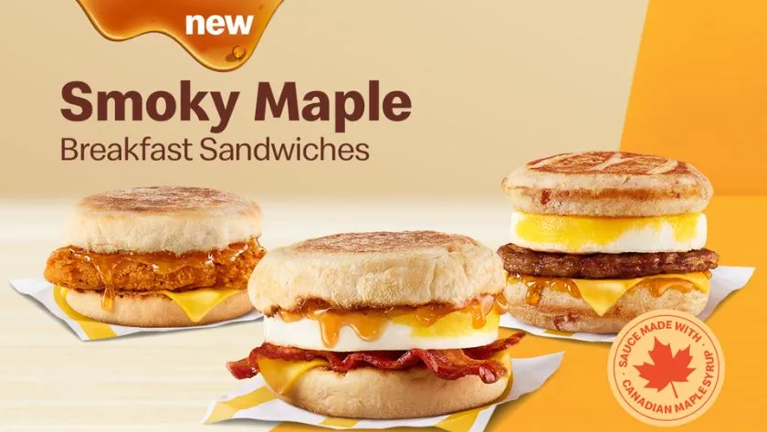 McDonald’s Smoky Maple Breakfast Sandwiches: A Taste of Canada in Every ...